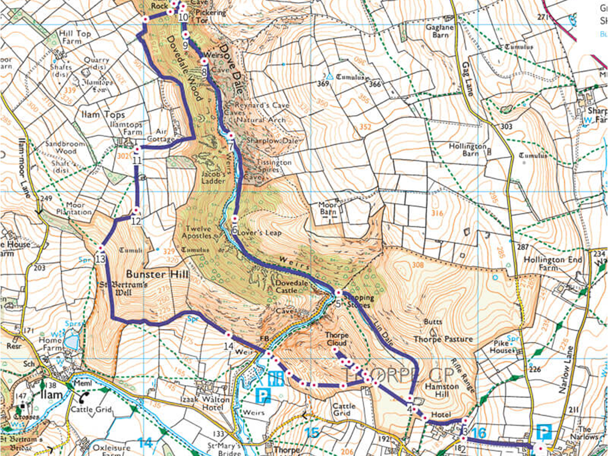 Dovedale and Thorpe Cloud - Peak Boutique Cottages